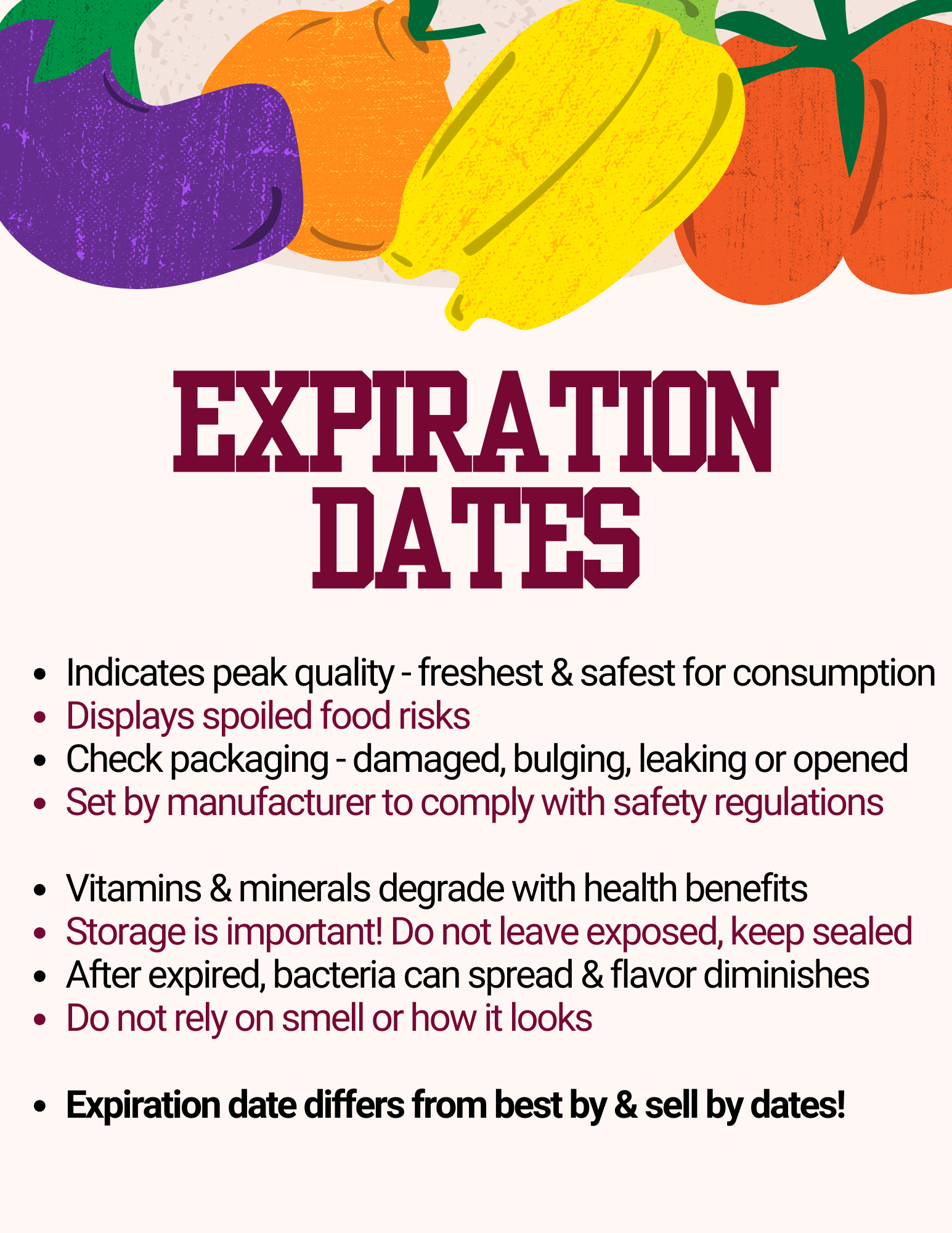 Food Label Dates | foodpantry
