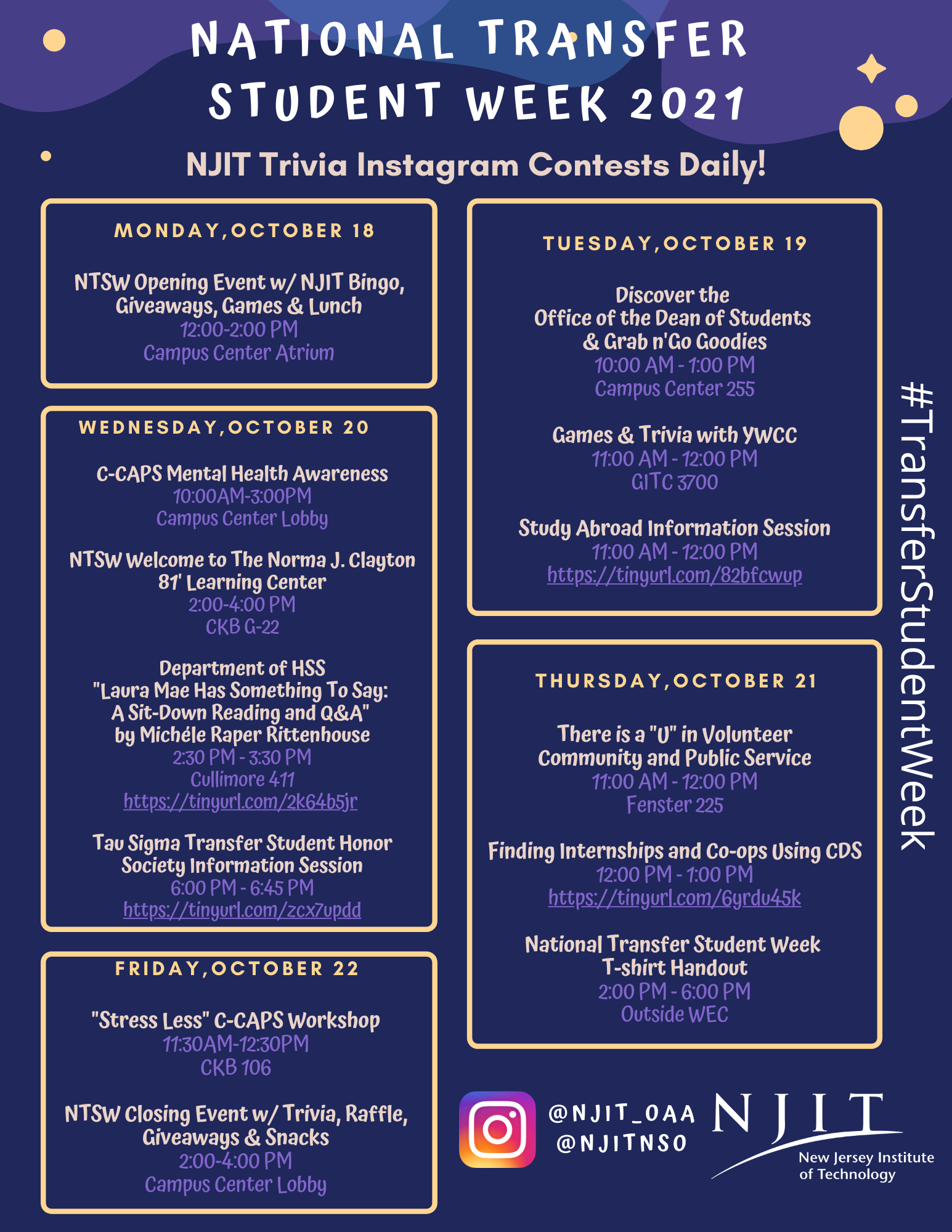 Events | Student Outreach, Access & Retention